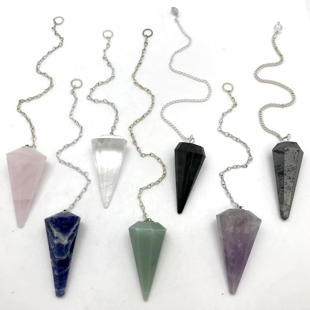 12 Twelve Sided Faceted Pendulums – SoulTopia